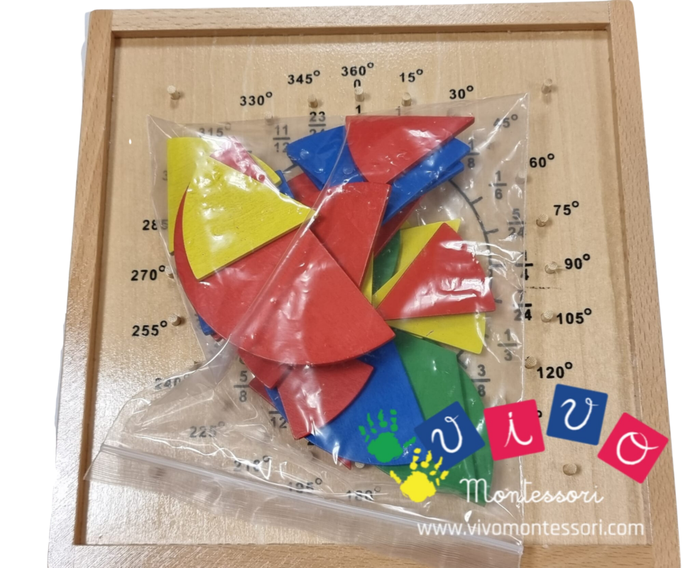 Tavola delle frazioni Montessori | Vivo Montessori