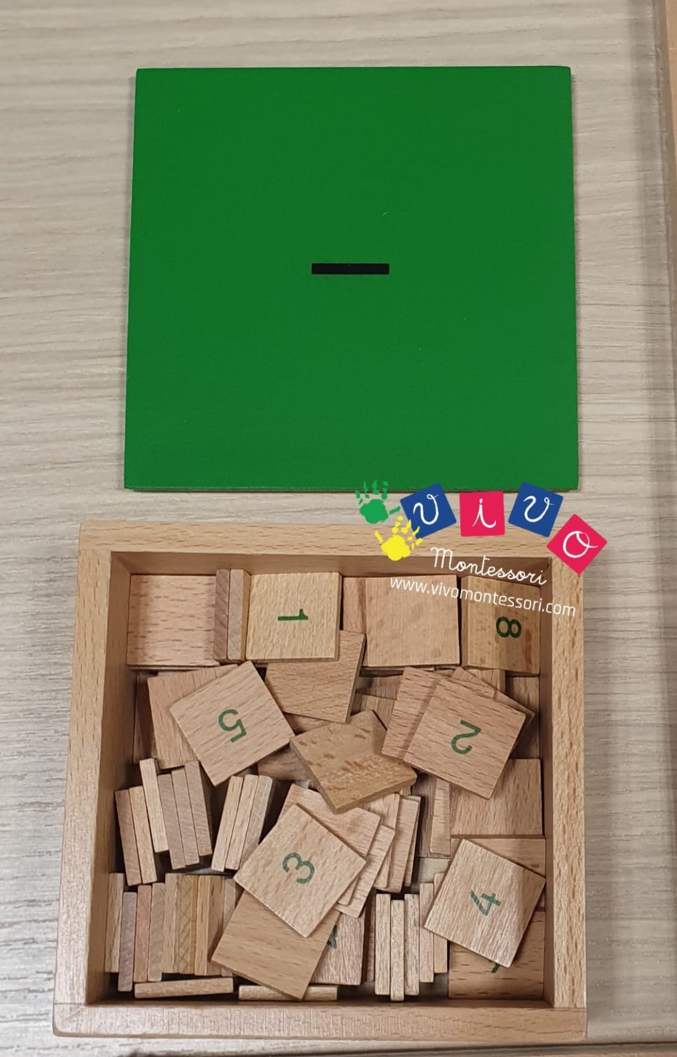 Tavole di confronto della sottrazione Montessori | Vivo Montessori